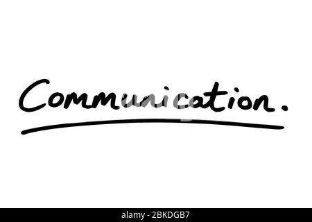 Handwriting text Get In Touch. Business overview Stay in contact ...