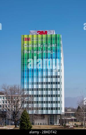 Maplewood, Minnesota. 3M company global headquarters. 3M produces the ...