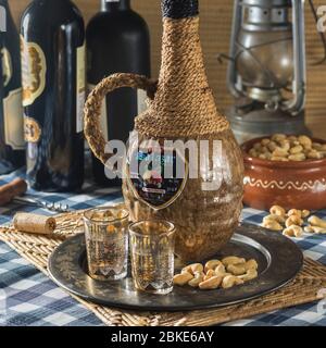Kaju feni Cashew spirit drink Goa India Stock Photo - Alamy