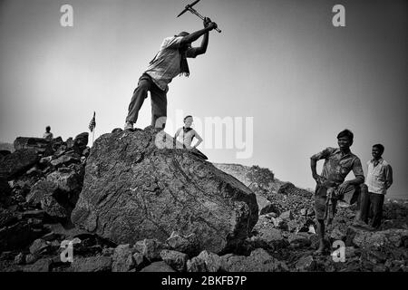 India Jharkhand Dhanbad , underground coal mining of Bharat coking coal ...