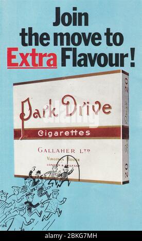 Park Drive Cigarette Advert from 1971 Stock Photo - Alamy