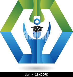 Engineering education icon logo sign vector outline in black and white ...