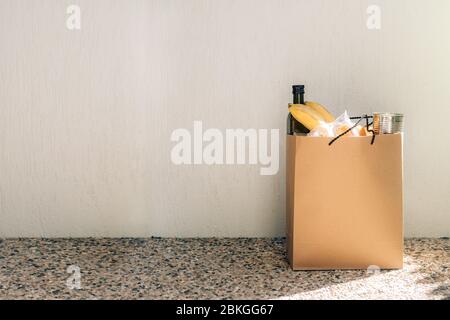 Food relief bag Stock Photo - Alamy