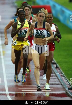 MANCHESTER - JULY 30: L-R Madrea HYMAN of Jamaica , Kelly Holmes of ...