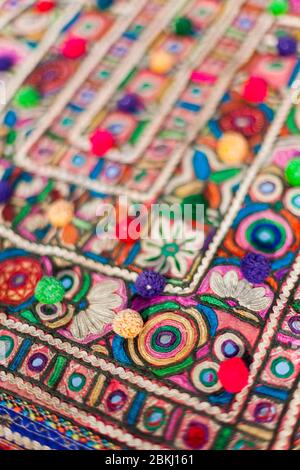 India, Gujarat, Kutch, Hodka village, Meghwal ethnic group Stock Photo ...