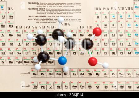 Proline, L - proline, Pro proteinogenic amino acid molecule. Skeletal ...