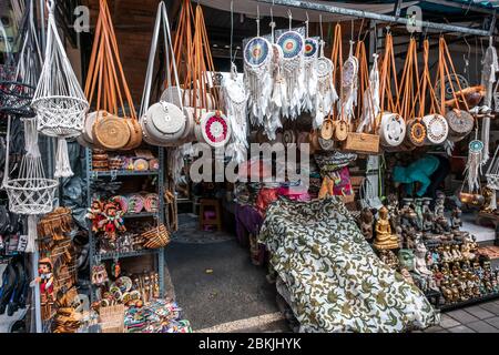 Tourists visiting Ubud Market or known as Ubud Art Market Stock Photo ...