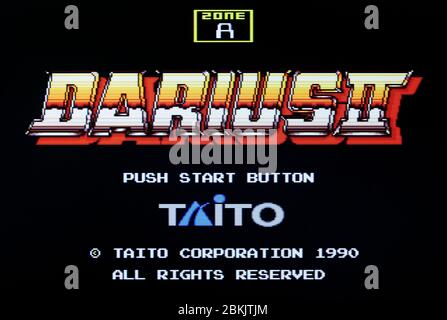 Darius II 2 - Sega Genesis Mega Drive - Editorial use only Stock Photo ...