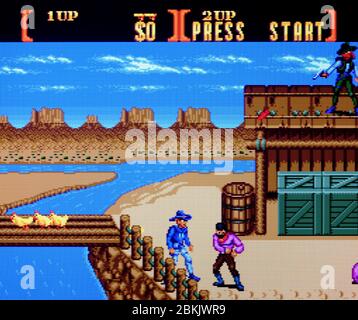 Sunset Riders - Sega Genesis Mega Drive - Editorial use only Stock ...