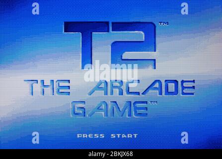 T2 The Arcade Game - Sega Genesis Mega Drive - Editorial use only Stock ...