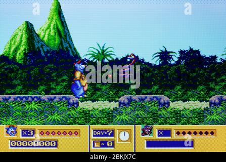 Tale Spin Talespin - Sega Genesis Mega Drive - Editorial use only Stock ...
