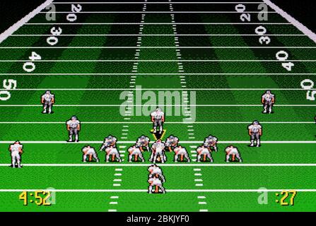 Troy Aikman NFL Football - Sega Genesis Mega Drive - Editorial use only ...