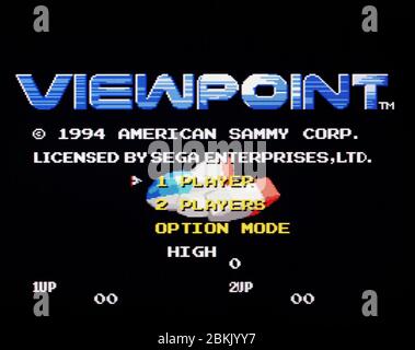 Viewpoint - Sega Genesis Mega Drive - Editorial use only Stock Photo ...