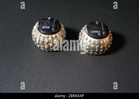 IBM Selectric Typewriter Font Ball Stock Photo - Alamy