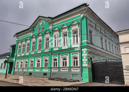 Merchants houses, 19th century, Yelabuga, Tatarstan, Russia Stock Photo ...