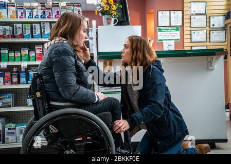 RUN, from left: Sarah Paulson, Kiera Allen, 2020. ph: Eric Zachanowich ...