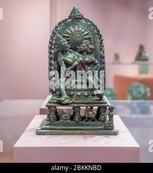 Medieval sculpture, Bihar Museum, Patna, Bihar, India Stock Photo - Alamy