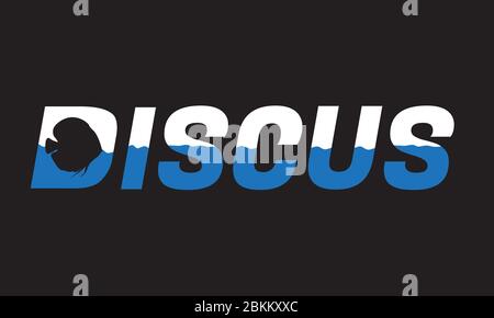 discus fish abstract logo design Stock Vector Image & Art - Alamy