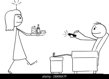 Controlling Person Cartoon