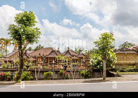 Streets of Desa Katung in Kintamani, Bangli, Bali, Indonesia ...