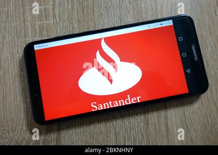 Santander Consumer Bank logo displayed on smartphone Stock Photo - Alamy
