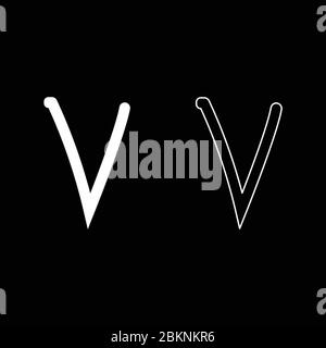 Nu greek symbol small letter lowercase font icon in circle round black ...