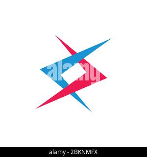 simple linked arrows colorful logo vector Stock Vector Image & Art - Alamy