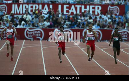 MANCHESTER - JULY 28: Stephen BUCKLAND of Mauritius , Chris LAMBERT of ...
