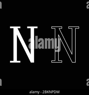 Nu greek symbol capital letter uppercase font icon in circle round ...