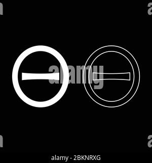 Theta capital greek symbol uppercase letter font icon outline black ...