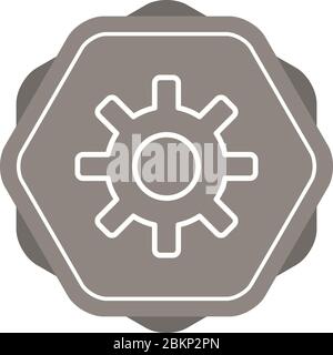 Beautiful Settings vector line icon Stock Vector Image & Art - Alamy