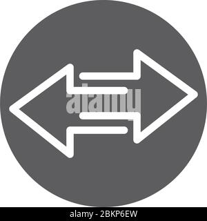 Two arrows in different direction infographic, chart, scheme, diagram ...