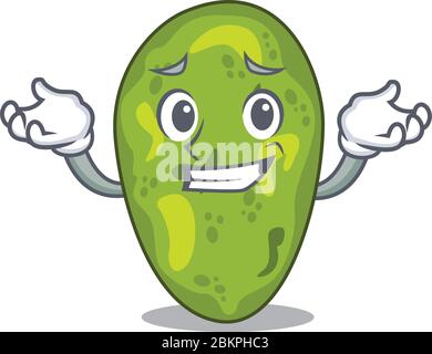 An picture of cyanobacteria cartoon design concept holding a box Stock ...