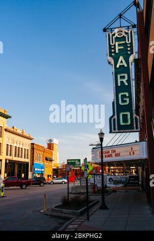 Fargo Theater Sign Stock Photo - Alamy