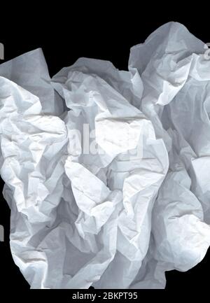 Vintage crumpled paper scroll on wooden board Stock Photo - Alamy