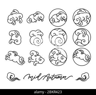 Chinese clouds Logo Template vector symbol nature Stock Vector Image ...