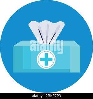 damp cloths pack isolated icon Stock Vector Image & Art - Alamy
