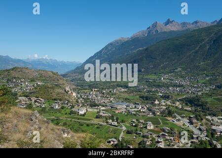 Italy Aosta Valley Emilius mountain Stock Photo - Alamy