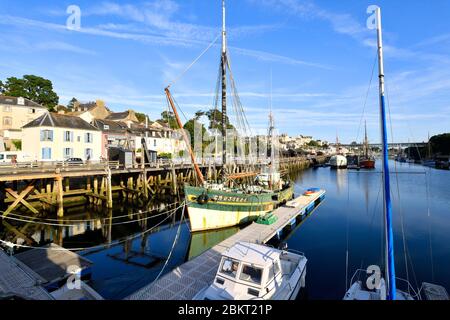 France, Finistere, Douarnenez, The port Museum of the city Stock Photo ...
