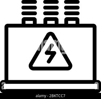 main switchboard icon vector outline illustration Stock Vector Image ...