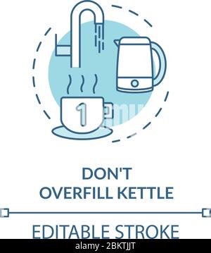 Conserve water turquoise concept icon Stock Vector Image & Art - Alamy