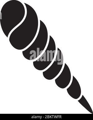 auger shell icon Stock Vector Image & Art - Alamy
