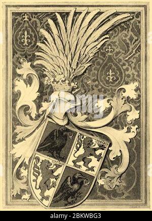 The coat of arms of Iancu de Hunedoara, a 15th-century ruler of ...