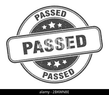 passed stamp. passed vintage gray label. Sign Stock Vector Image & Art ...