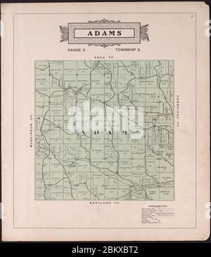 Illustrated atlas of Guernsey County, Ohio Stock Photo - Alamy