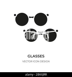 modern glasses optical glyph icon vector illustration Stock Vector ...