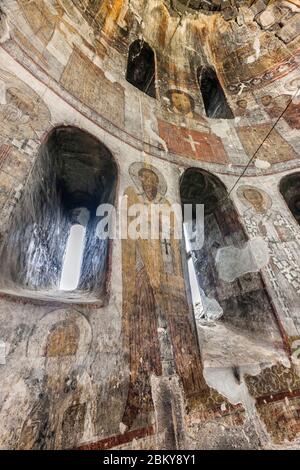 Interior and mural paintings of Kobayr Monastery, Armenian monastery ...