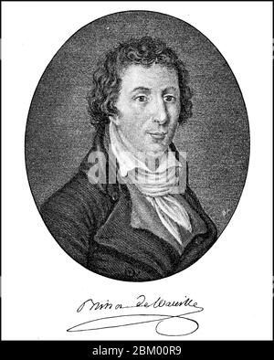 Jacques Pierre Brissot (1754-1793), de Warville, leading member of the ...