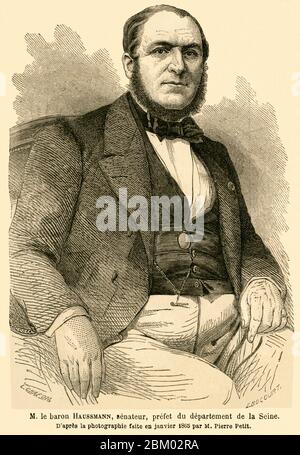 Portrait of Georges-Eugène Baron Haussmann (1809-1891). Museum: Musée ...