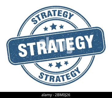 strategy stamp. strategy round sign. label on transparent background ...